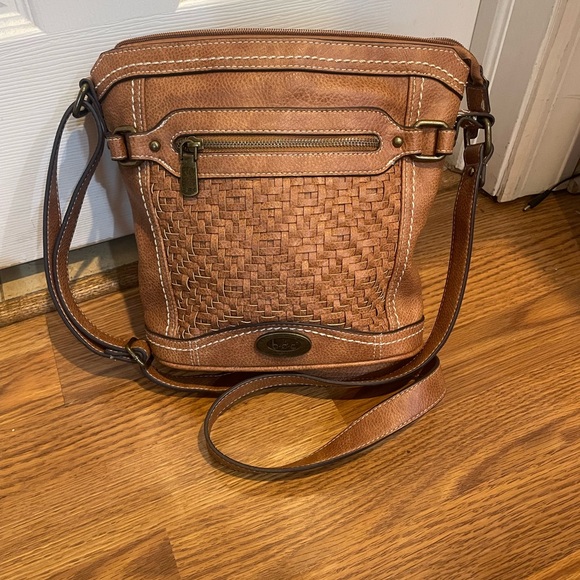 boc | Bags | Boc Born Concept Brown Leather Crossbody Rehab Bag | Poshmark